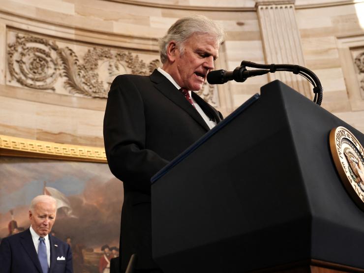 “God Has Raised Him Up”: Rev. Franklin Graham Delivers Fiery Address at ...